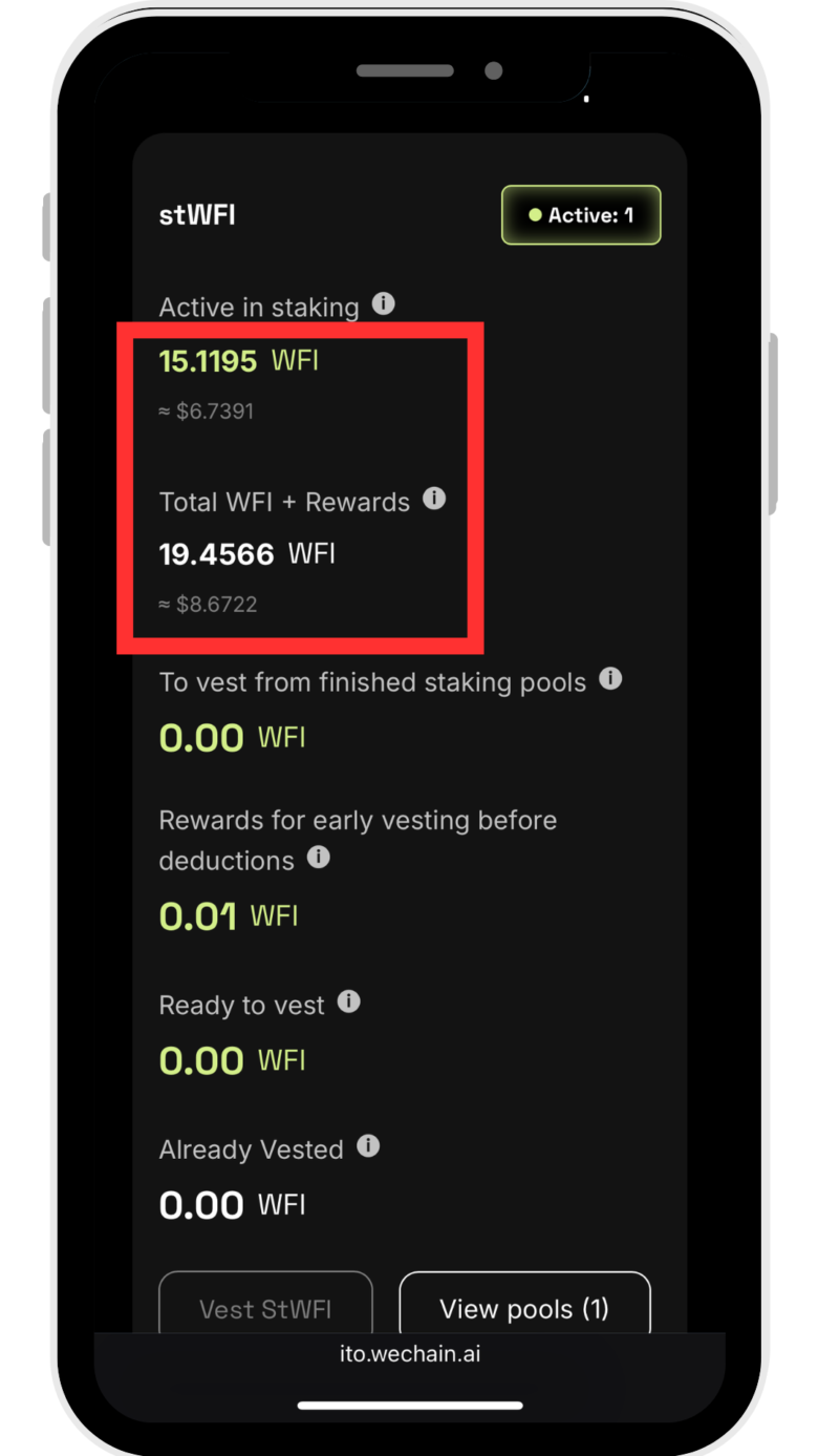 WeFi(WFI)のITO購入方法・マイニングの始め方【今だけの先行者優位】 - michibablog